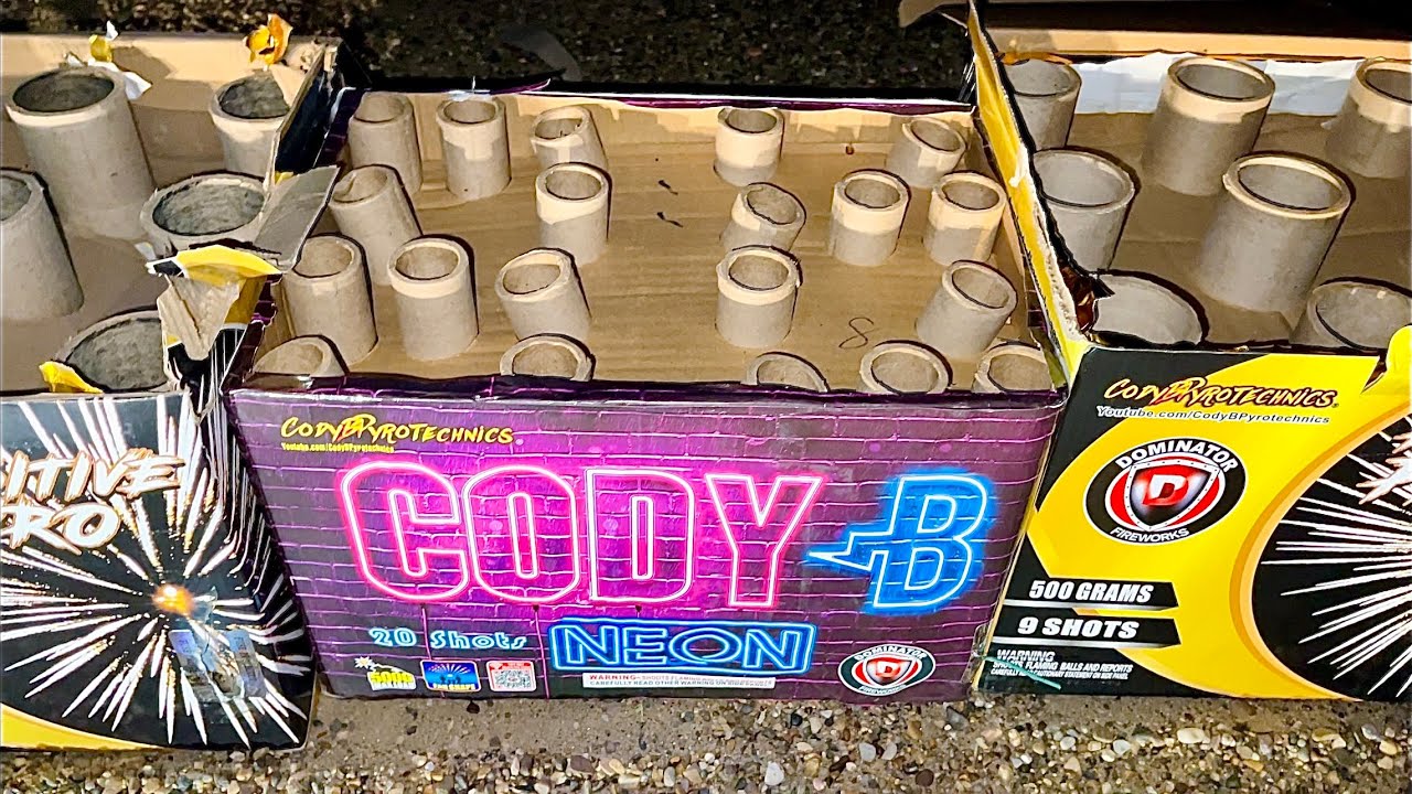 CODY B NEON & Positive Pyro Firework by Dominator/CodyBPyrotechnics - YouTube