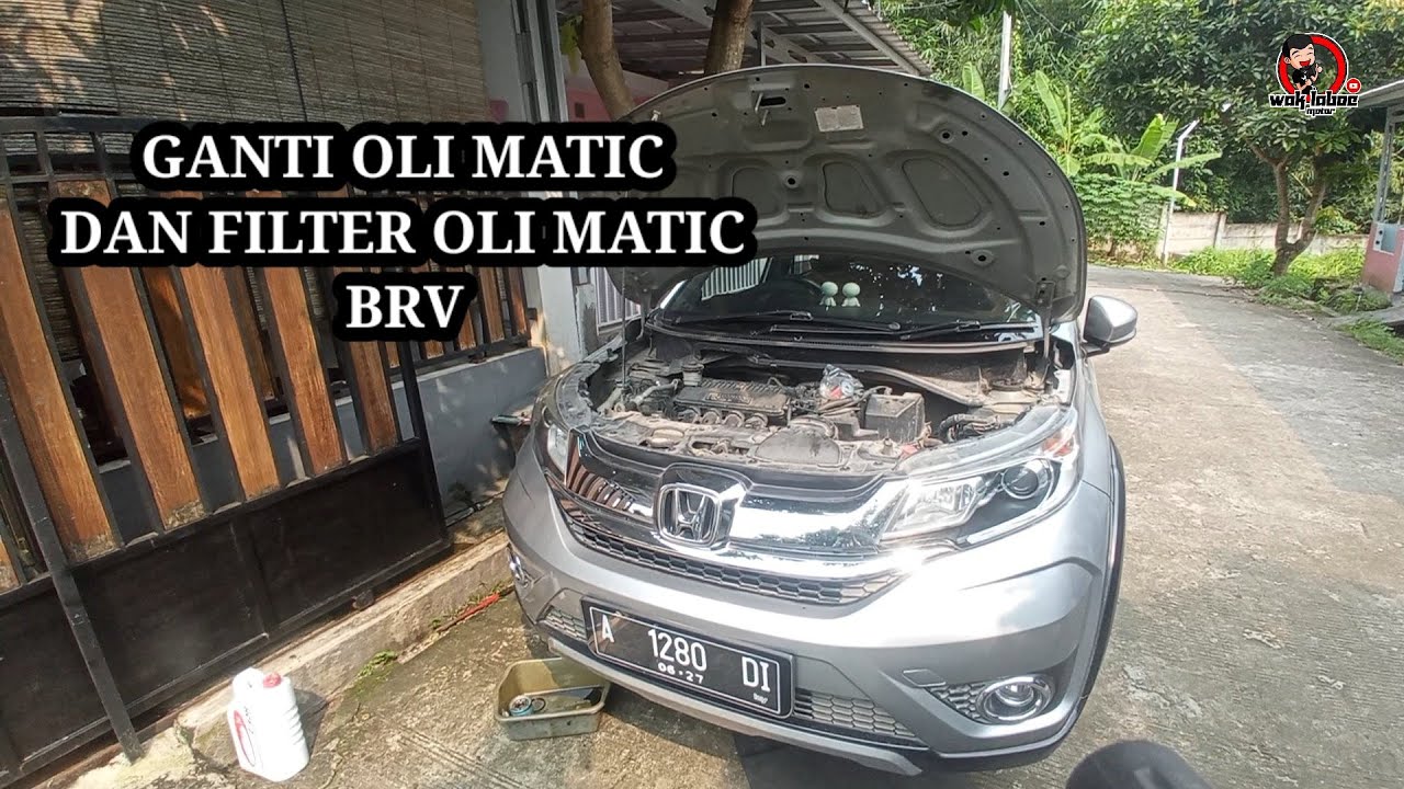 Cara mengganti filter matic dan oli matic Honda brv - YouTube