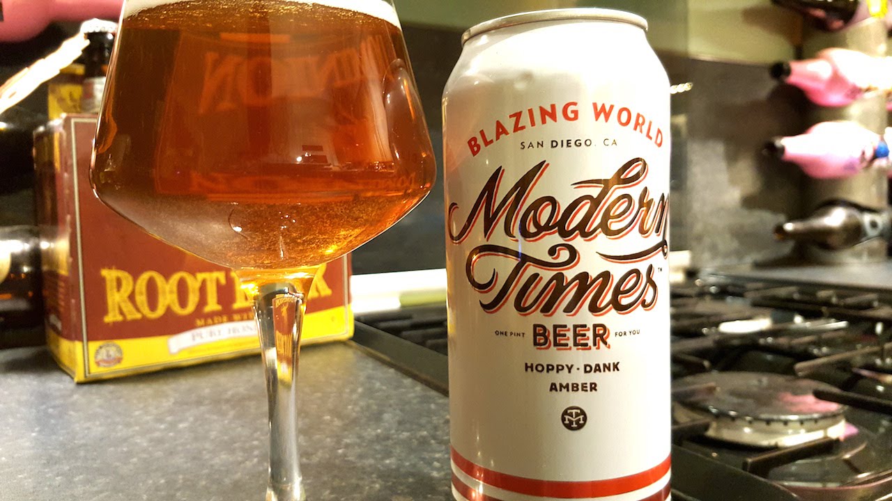 (4K) Modern Times Blazing World Dank Amber Ale By Modern Times Beer ...