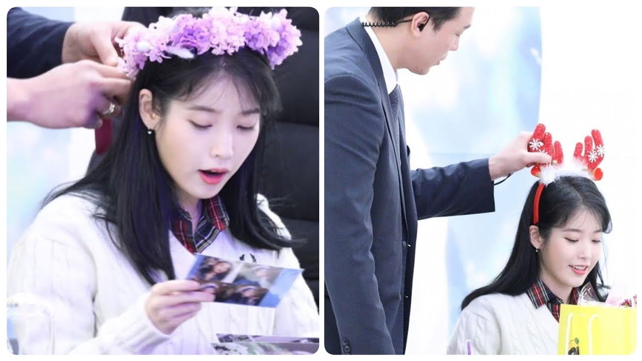 IU and her bodyguard 😍💕 - YouTube