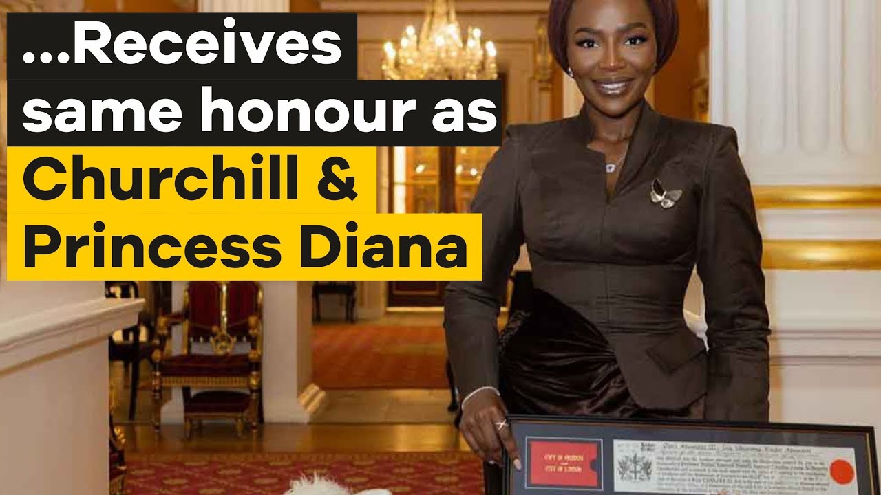 Nigerian queen makes history in London - YouTube