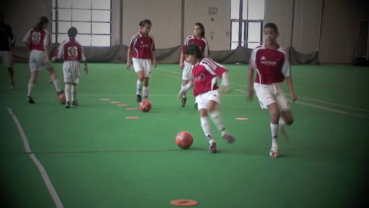 PCS Core Dribbling Techniques Step Over Turn - YouTube