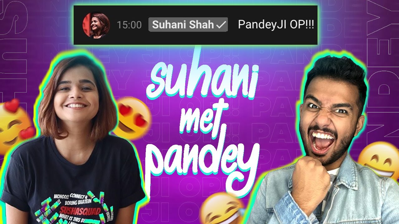 When @SuhaniShah Met Mechanical Pandey😍 - YouTube