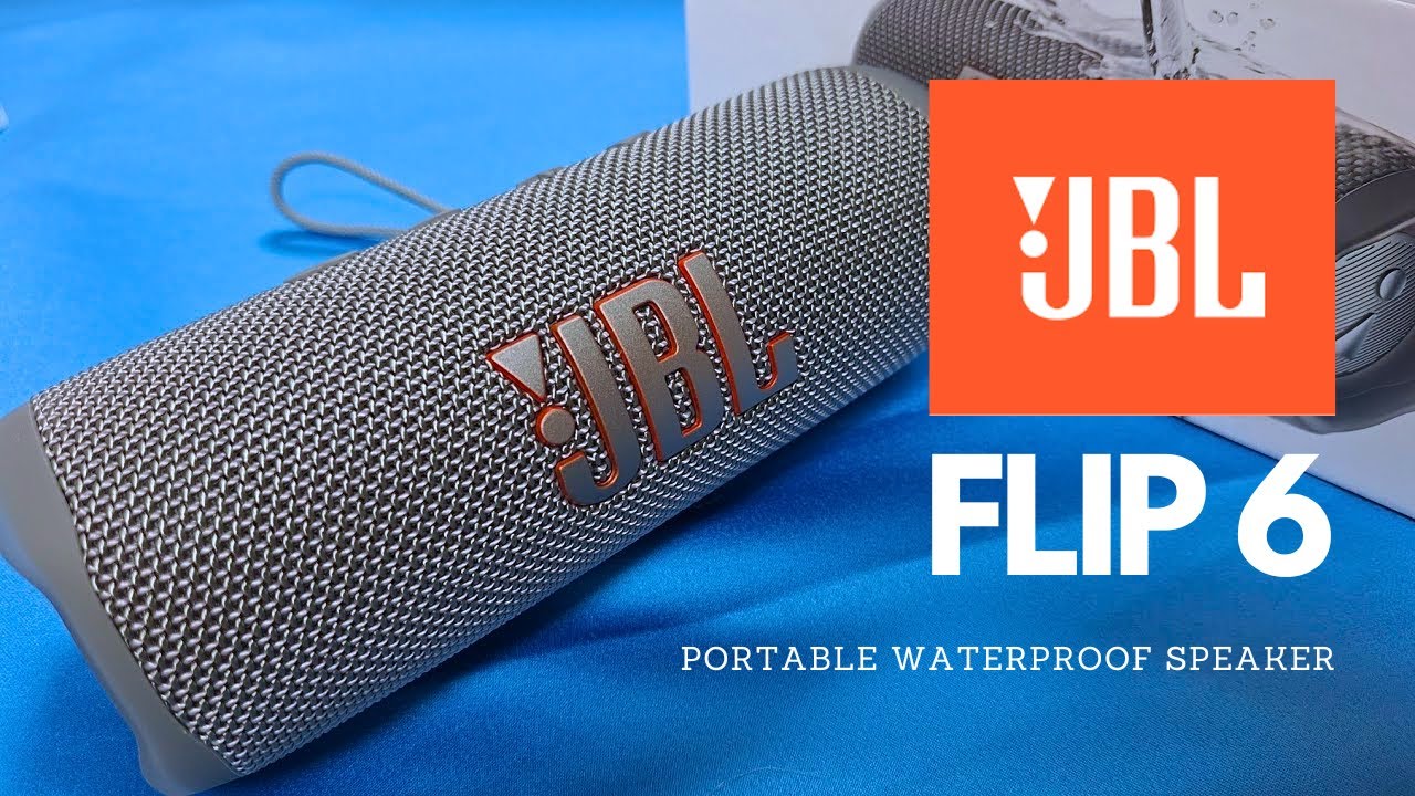 JBL Flip 6 Grey Unboxing Portable Waterproof Speaker in 2024 - YouTube