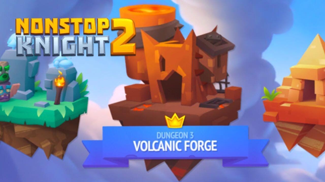 VOLCANIC FORGE BOSS FIGHT | NONSTOP KNIGHT 2 - YouTube