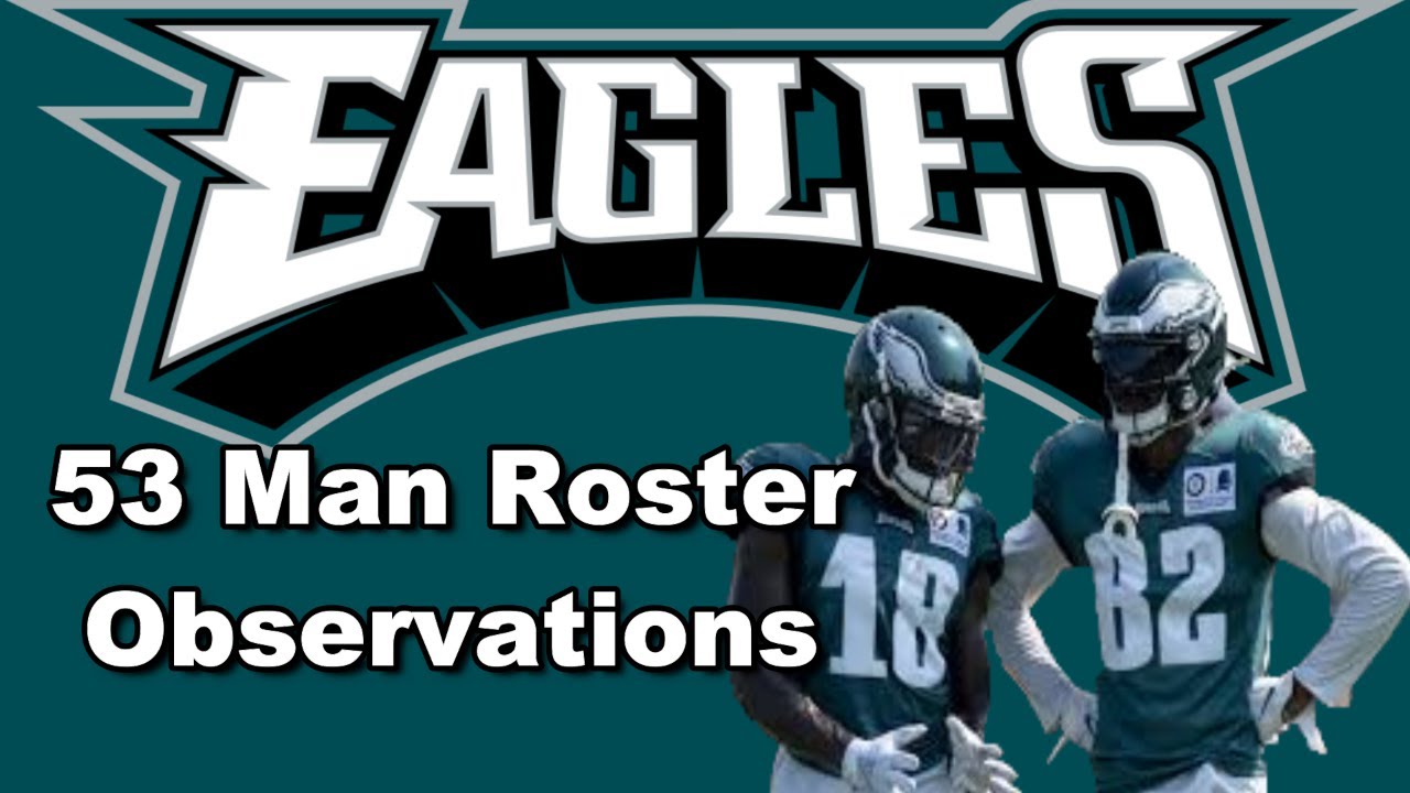 Evaulating The Philadelphia Eagles 53 Man Roster - YouTube