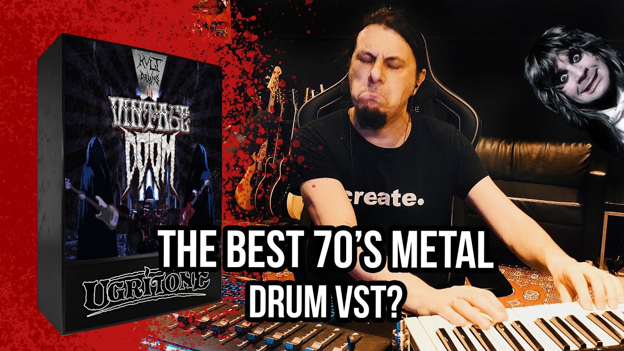 The best 70's Metal Drum VST? (Vintage Doom by UGRITONE) - YouTube