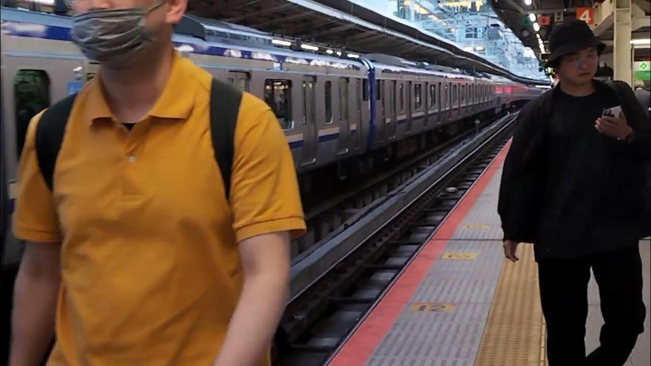 E235系1000番台クラJ-09編成+クラF-12編成横浜駅発車 - YouTube