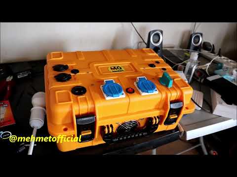 1kw tamsinüs inverter lifepo4 batarya hızlı şarj destekli güç istasyonu yapımı power station