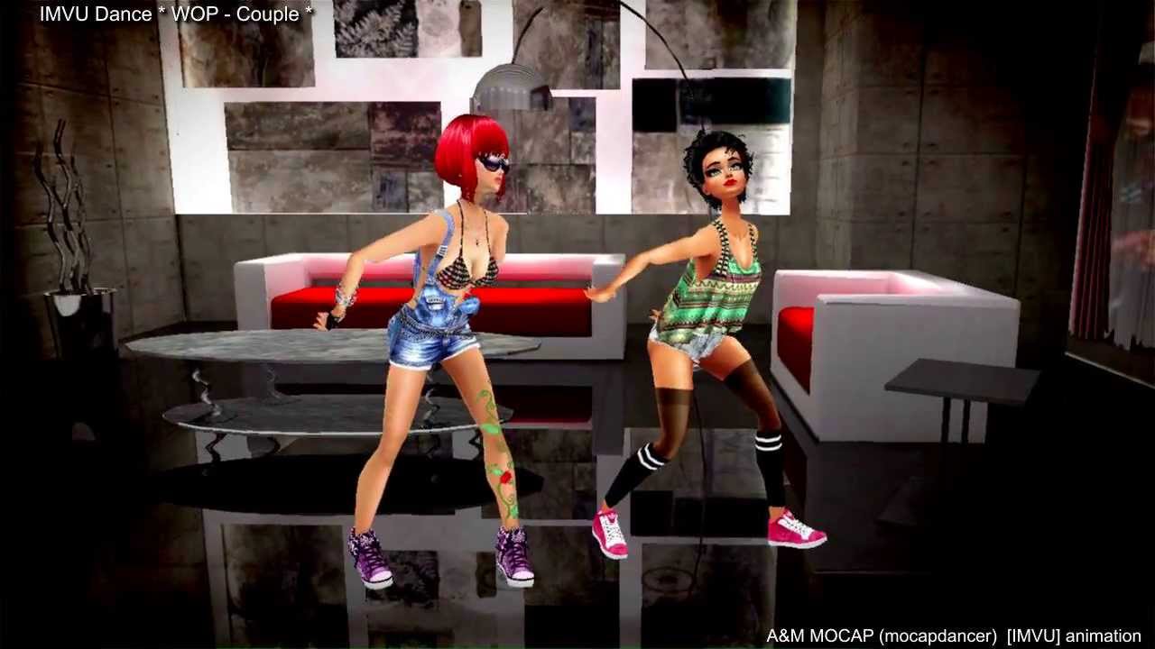 IMVU - WOP Couple dance - 3D animation for IMVU by MocapDancer - YouTube