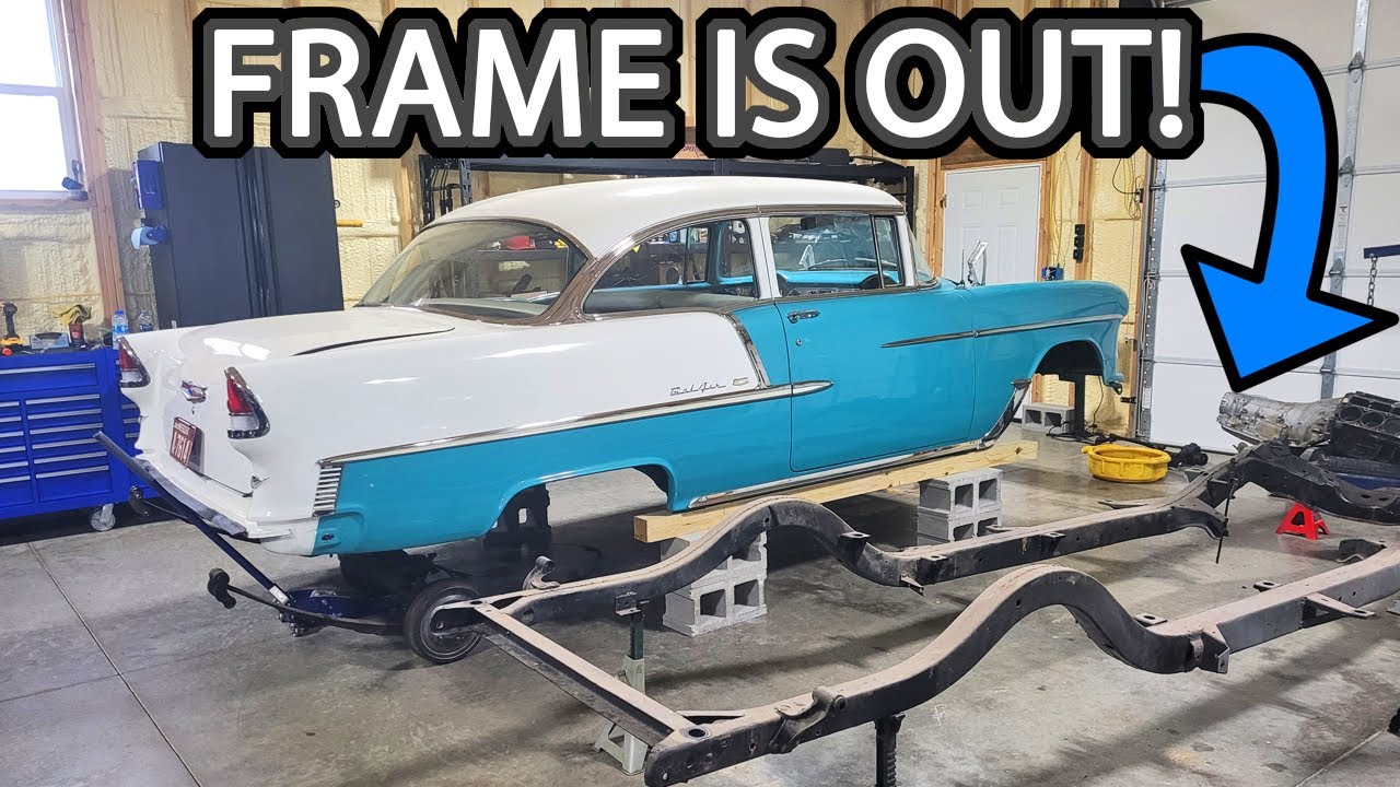 1955 Chevrolet Belair Overhaul Part 3 Removing The Frame YouTube 1955-chevrolet-belair-overhaul-part-3-removing-the-frame-youtube