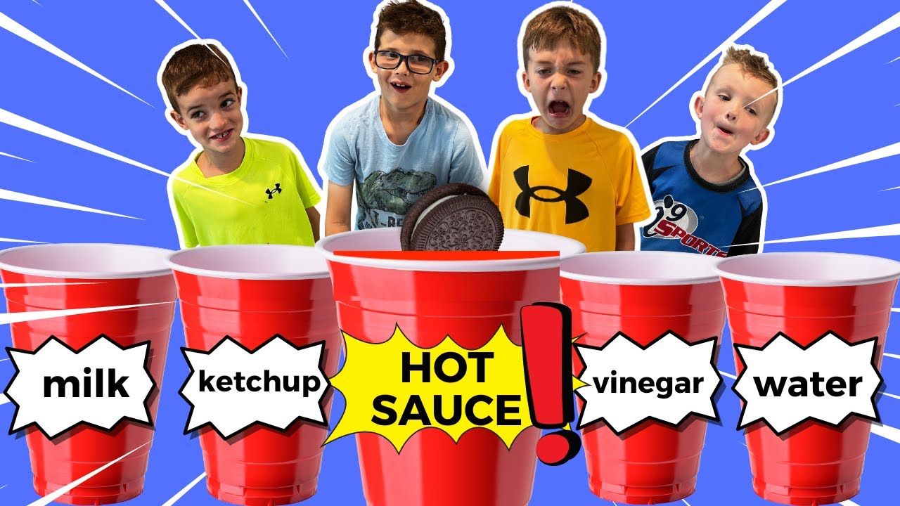 Oreo Roll Roulette Challenge: Hot Sauce, Milk, & More - YouTube