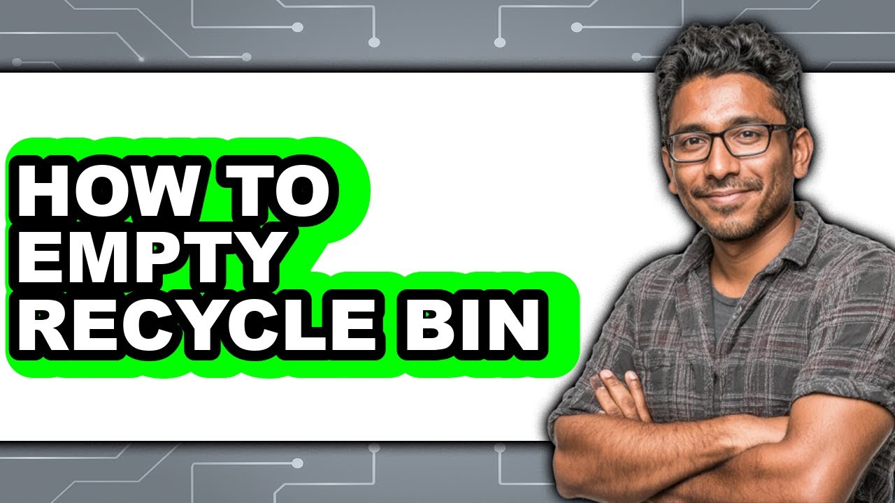 How to Empty Recycle Bin (easy Method) - YouTube