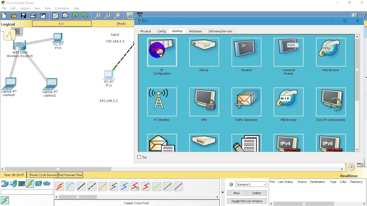 [tutorial cisco packet tracer] menghubungkan pc dengan wifi, router dan ...
