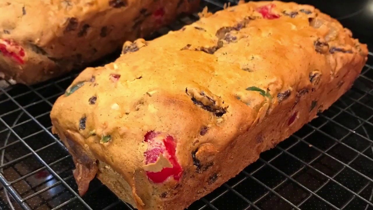 Fruitcake from an old recipe for eggless/milkless cake - YouTube