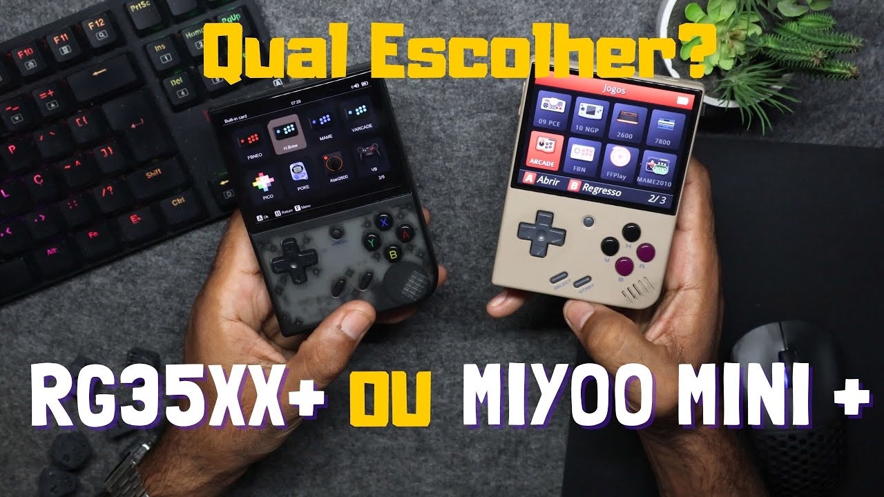 QUAL O MELHOR RG35XX PLUS OU MIYOO MINI PLUS? - YouTube