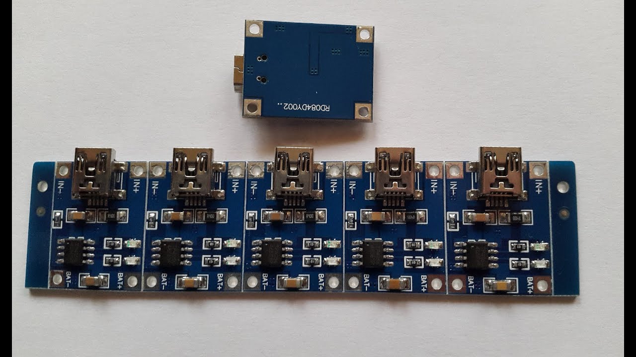 5V Mini USB 1A Lithium Battery Charging Board Charger Module ##49 - YouTube