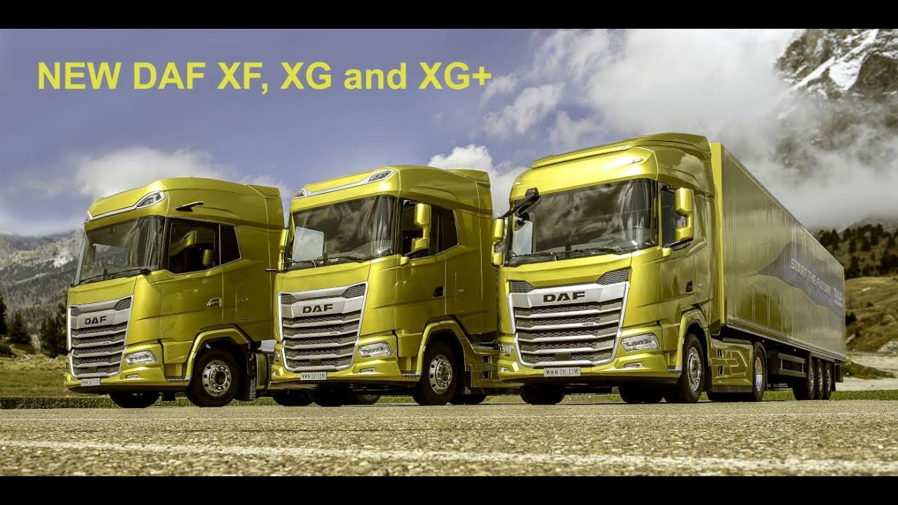 The new DAF XF, XG and XG+ - YouTube
