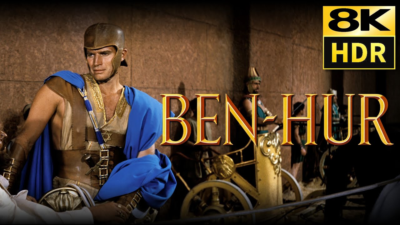 Ben-Hur (1959) • Chariot Race (1/3) • 8K HDR & HQ Sound - YouTube