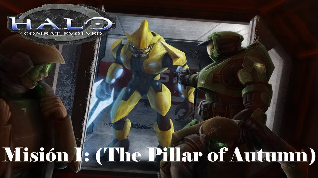 HALO Combat Evolved mision 1 el pillar of autumn - YouTube