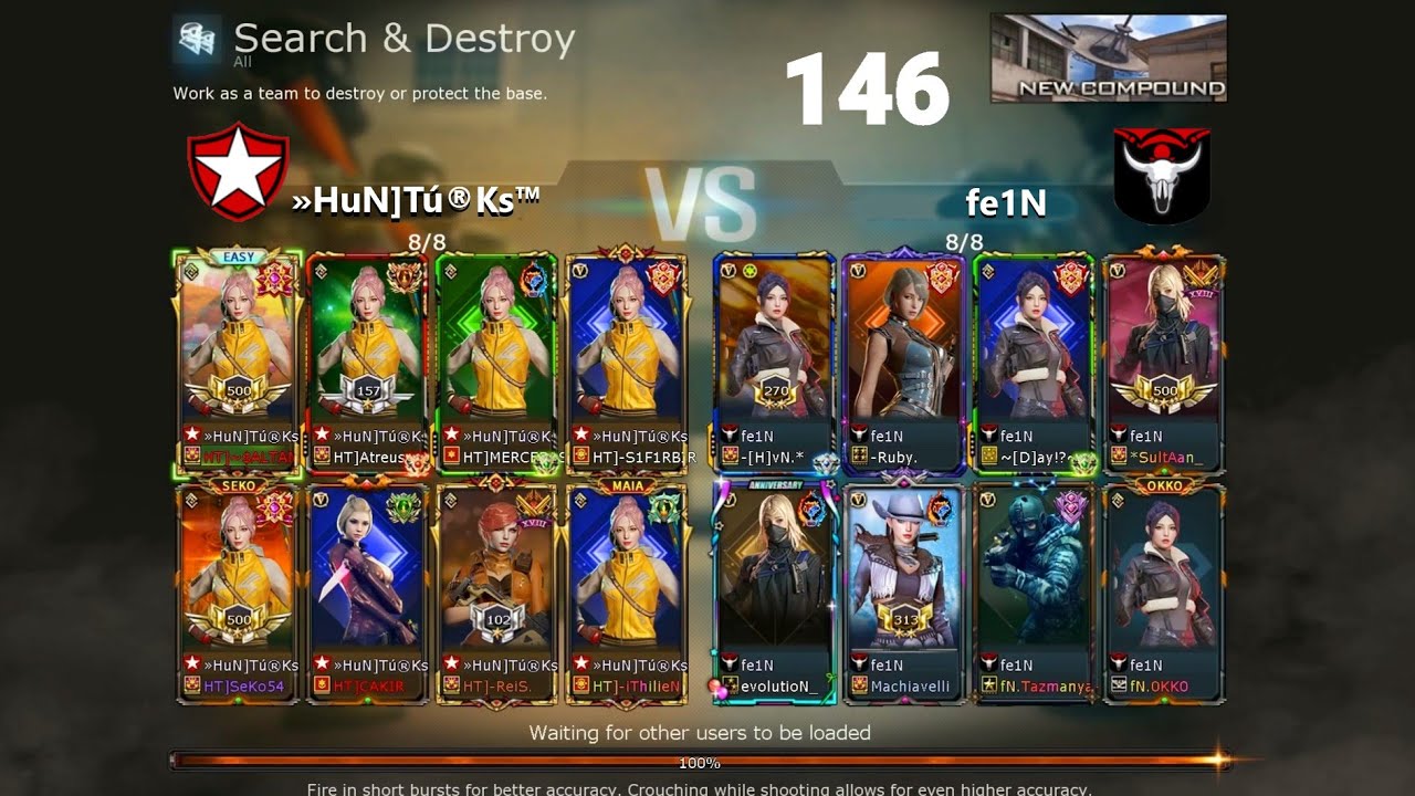 »HuN]Tú®Ks™ VS fe1N New Compound [CrossFire Clan War] #146 - YouTube