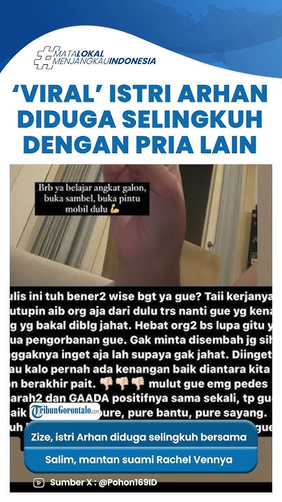 Pratama Arhan Trending, Istrinya Zize Diduga Selingkuh dengan Kekasih Rachel Vennya, Salim ...