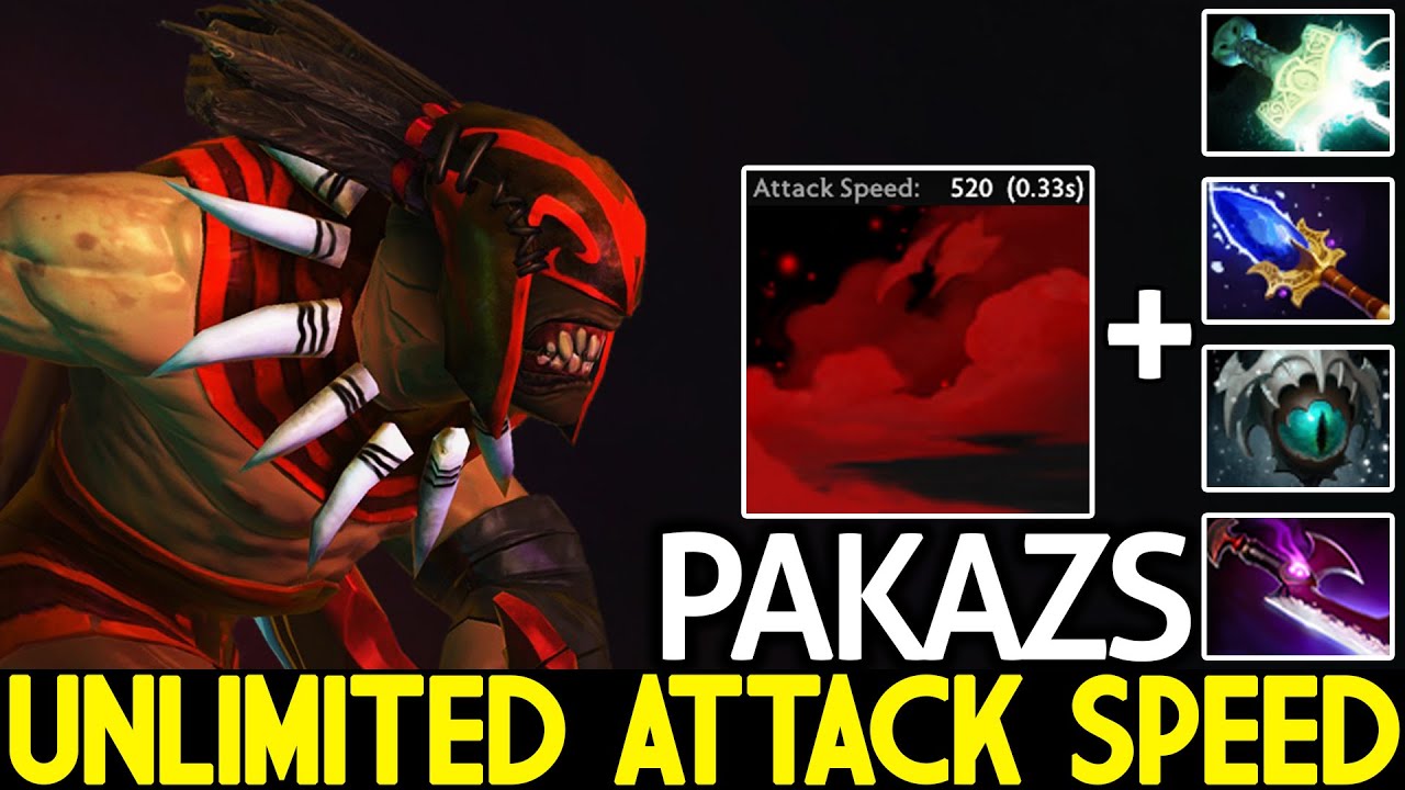PAKAZS [Bloodseeker] Unlimited Attack Speed Imba Scepter Dota 2 - YouTube