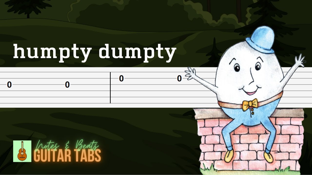 Humpty Dumpty GUITAR TAB - YouTube