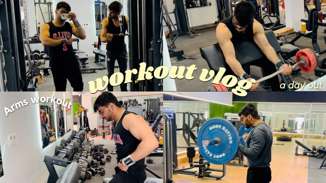 Top 4 Exercises For Bigger Arms💪🏻 Intense Arms Workout With