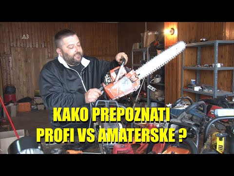 Koja je najbolja polovna MOTORNA TESTERA - kako se razlikuje ŠTIL PROFI od ŠTIL-a (STIHL)za amatere?