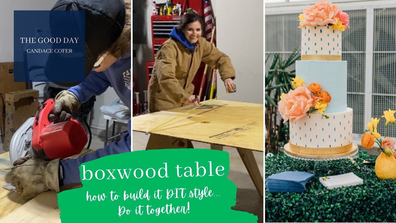 Let's Try That Create a Boxwood Table // DIY Boxwood Furniture - YouTube