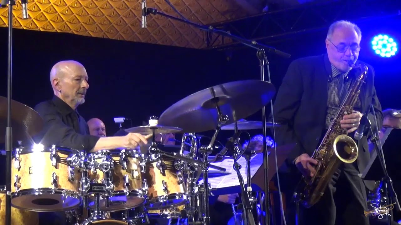 Steve Smith Performs Dancing Men with the Bobby Shew Big Band - YouTube