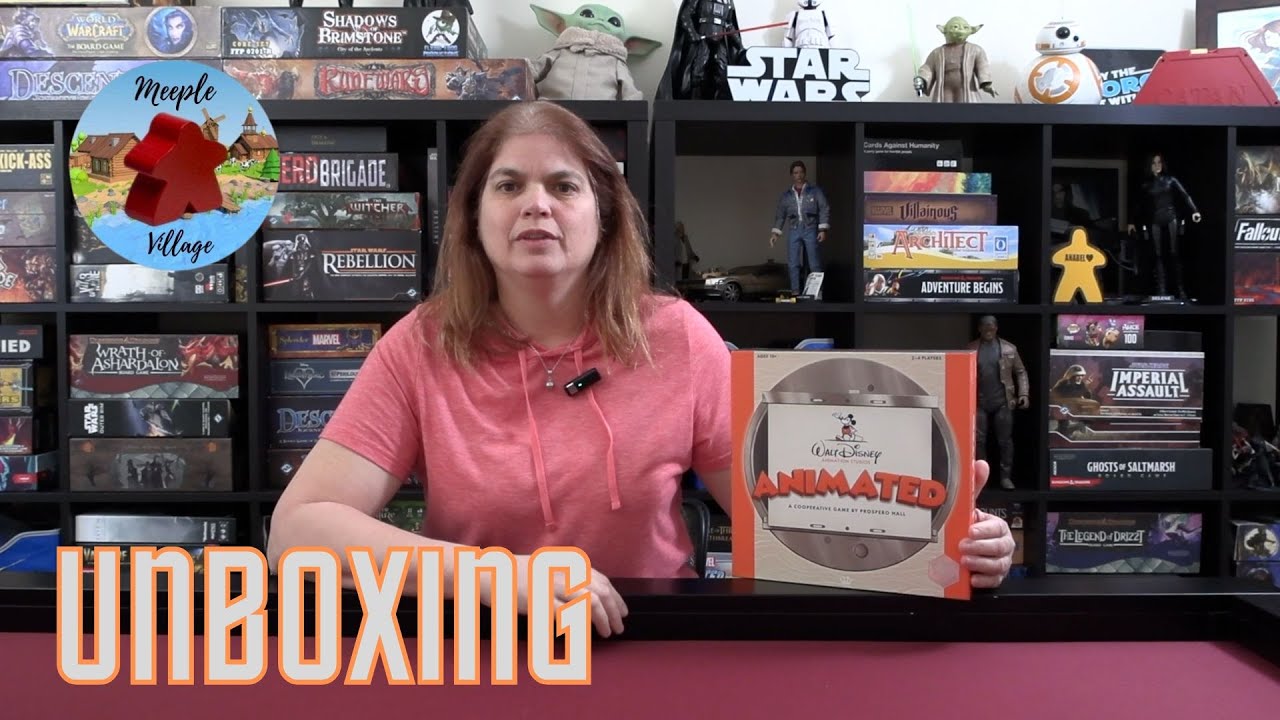 Walt Disney Animation Studios: Animated Board Game Unboxing - YouTube