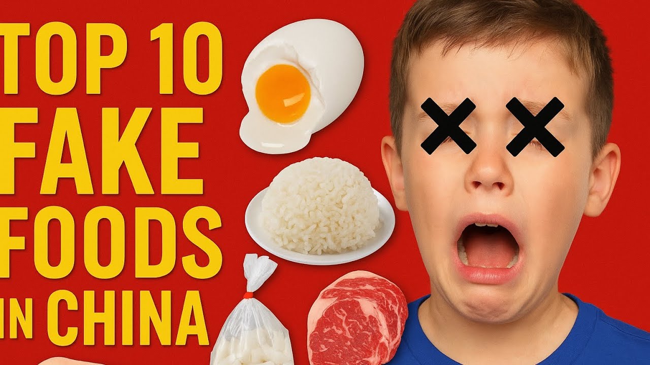 TOP TEN FAKE FOOD FROM CHINA - YouTube
