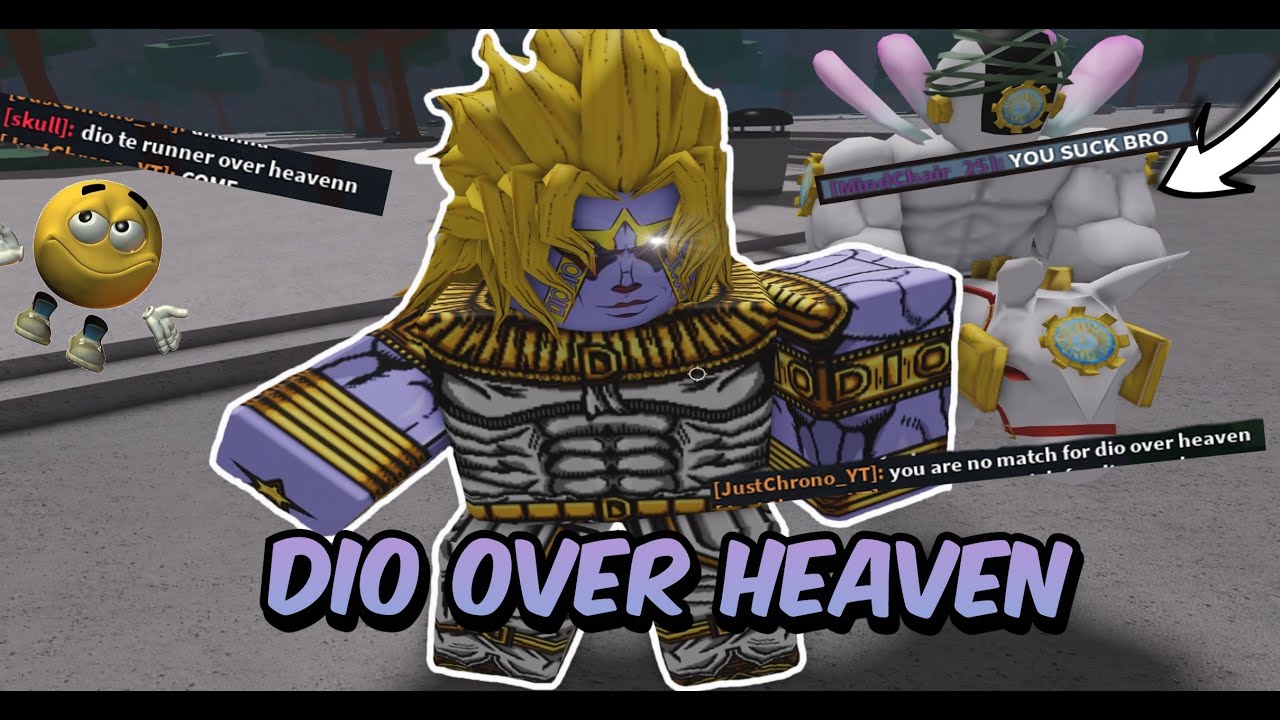 The Dio Over Heaven Experience In The Strongest Battlegrounds - YouTube