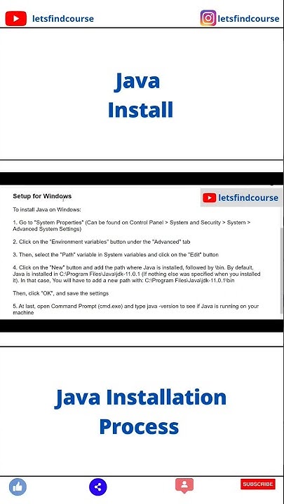How To Install Java | Java Installation Process #java - YouTube
