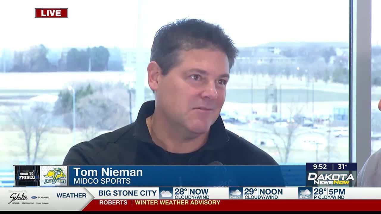 Tom Nieman with MIDCO Sports discusses covering Jackrabbits all season ...
