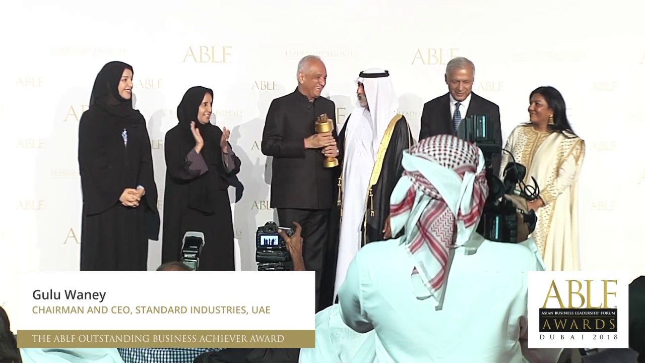 Gulu Waney at the ABLF Awards 2018 - YouTube