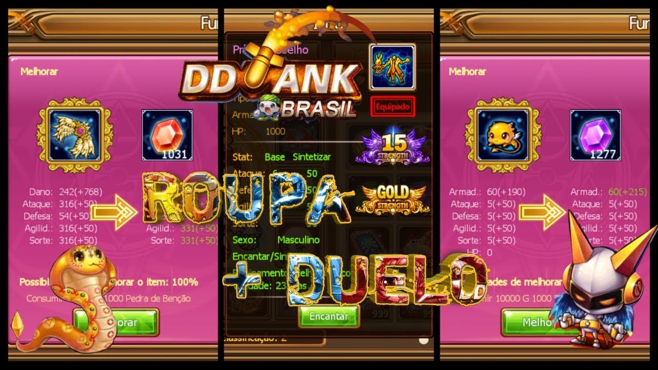 DDtank Mobile - Colocando Roupa GOLD e jogando Duelo - YouTube