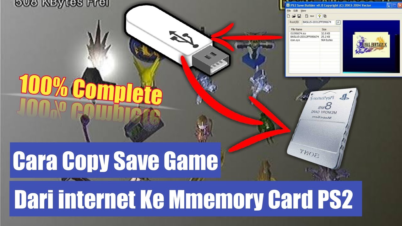 Cara Copy Save Game PS2 Dari Internet Ke Mmemory Card PS2 - PS2 ...