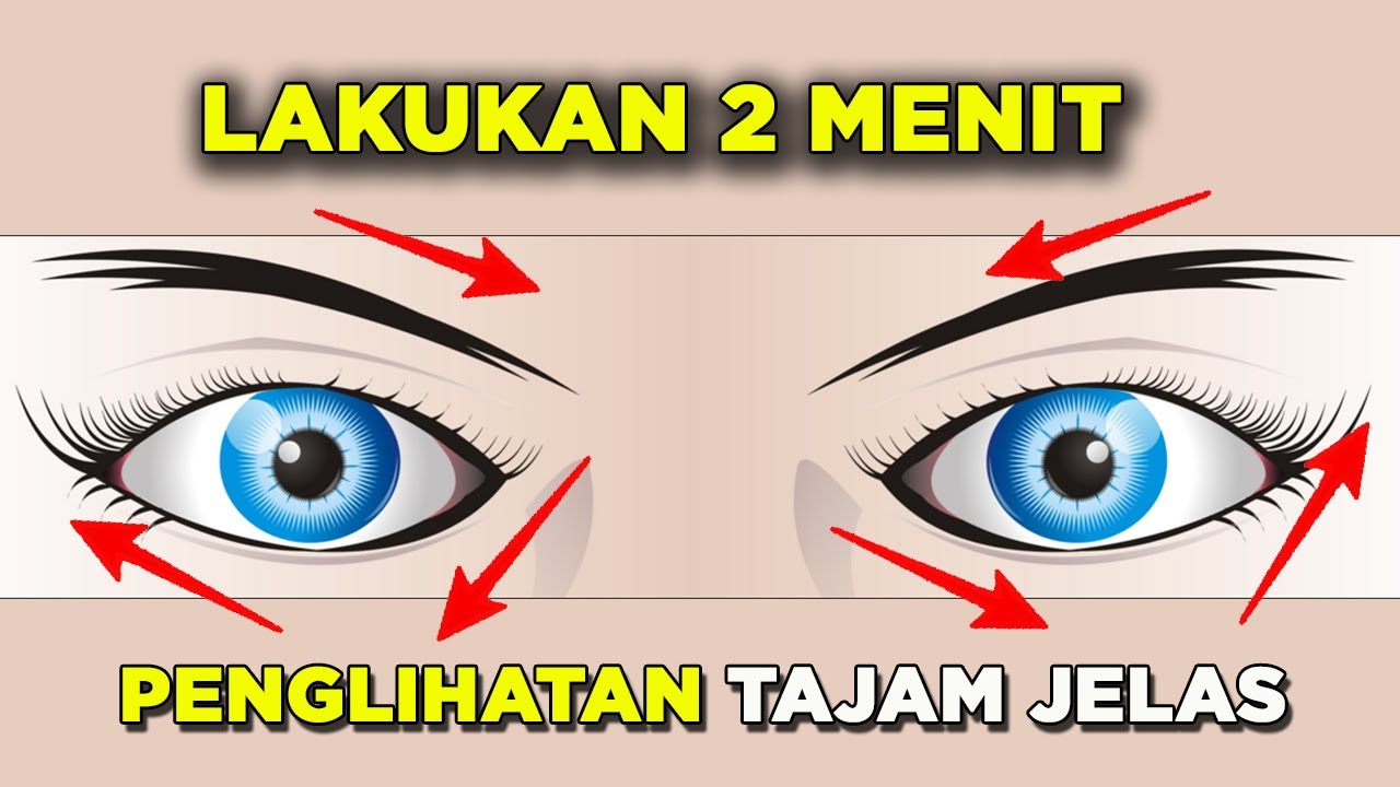 Senam Mata Untuk Penglihatan Lebih Tajam & Jelas - YouTube