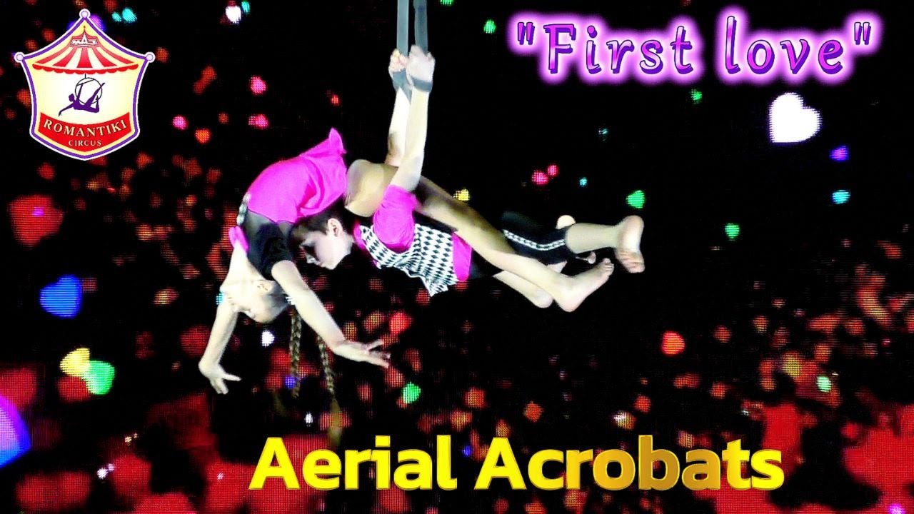 Acrobats on air loops (children) - Anastasia & Matthew, choreographic ...
