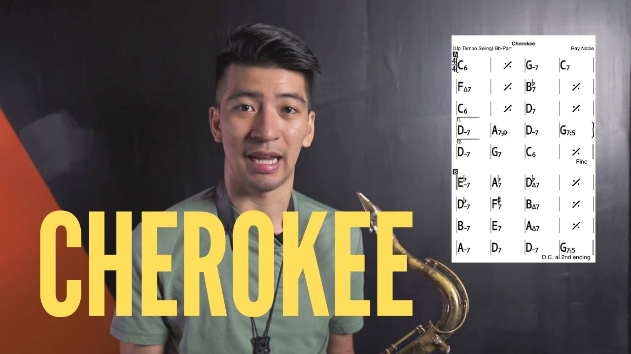 How to play the changes to CHEROKEE - YouTube