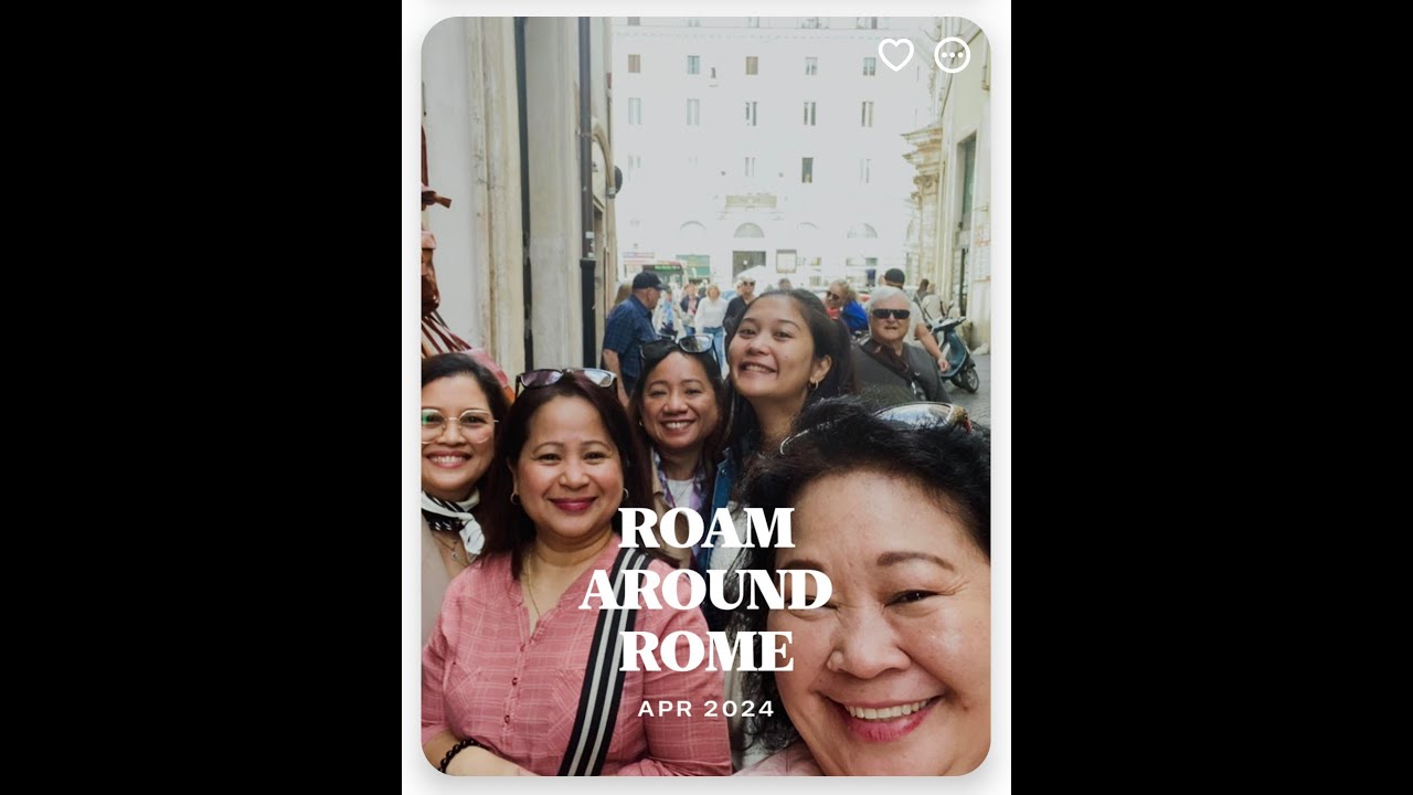 ROAM AROUND ROME #rometour - YouTube
