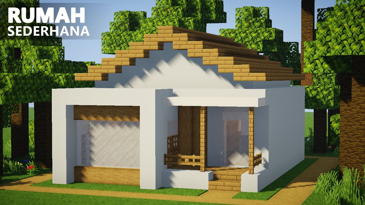 Minecraft: Tutorial Membuat Rumah Sederhana Dengan Mudah! - YouTube