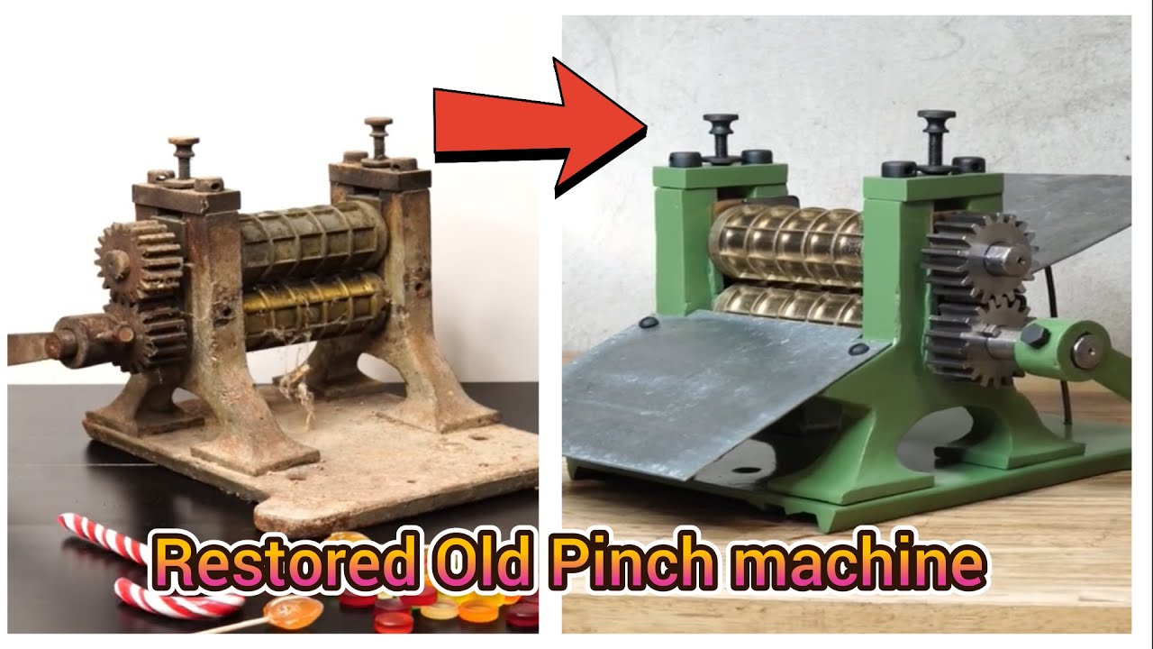 Restored old Pinch machine - YouTube