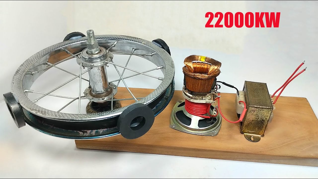 22000KW Flywheel Generator Ac 220v Free Energy Device From Cycle Ring ...