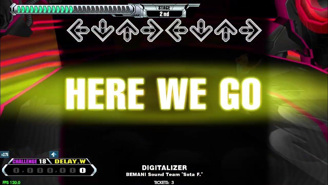 【LV18】DDR / DIGITALIZER - CHALLENGE DOUBLE with handclap - YouTube