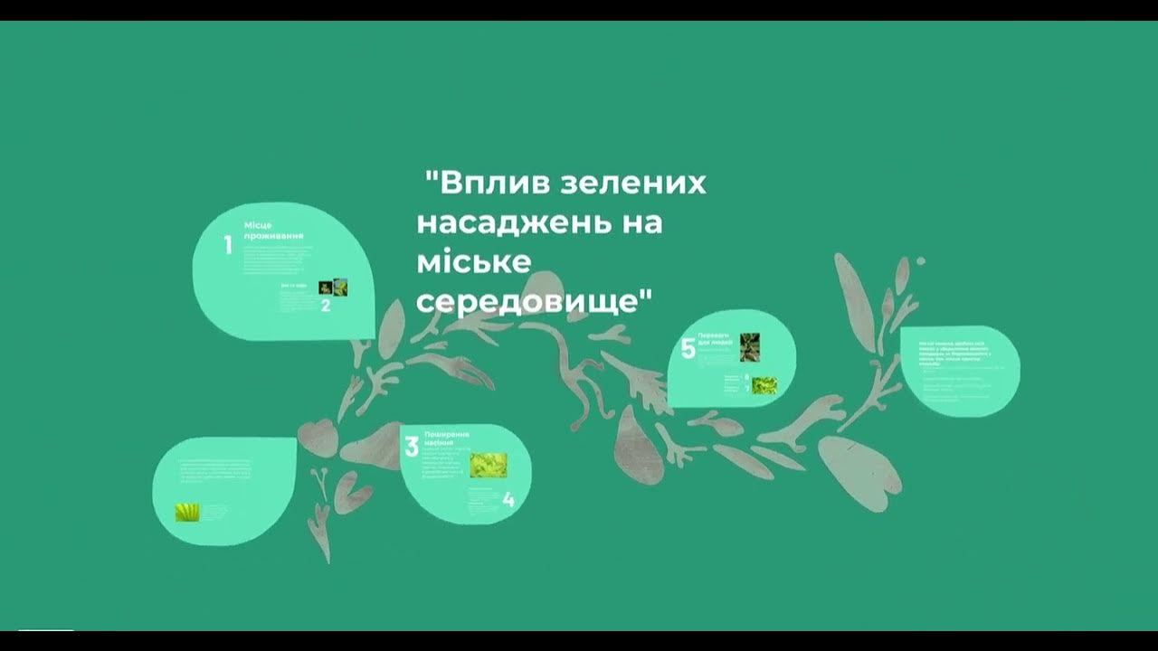 ВПЛИВ ЗЕЛЕНИХ НАСАДЖЕНЬ НА МІСЬКЕ СЕРЕДОВИЩЕ Білокінь Поліна 9 Б клас 2024 Youtube
