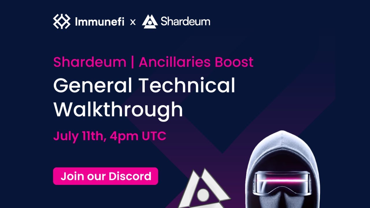 Shardeum | Ancillaries Technical Walkthrough, July 11th 2024 - YouTube